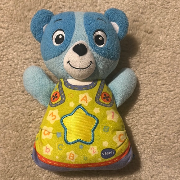 VTech | Toys | Vtech Blue And Green Interactive Glowing Sleeping Bear ...
